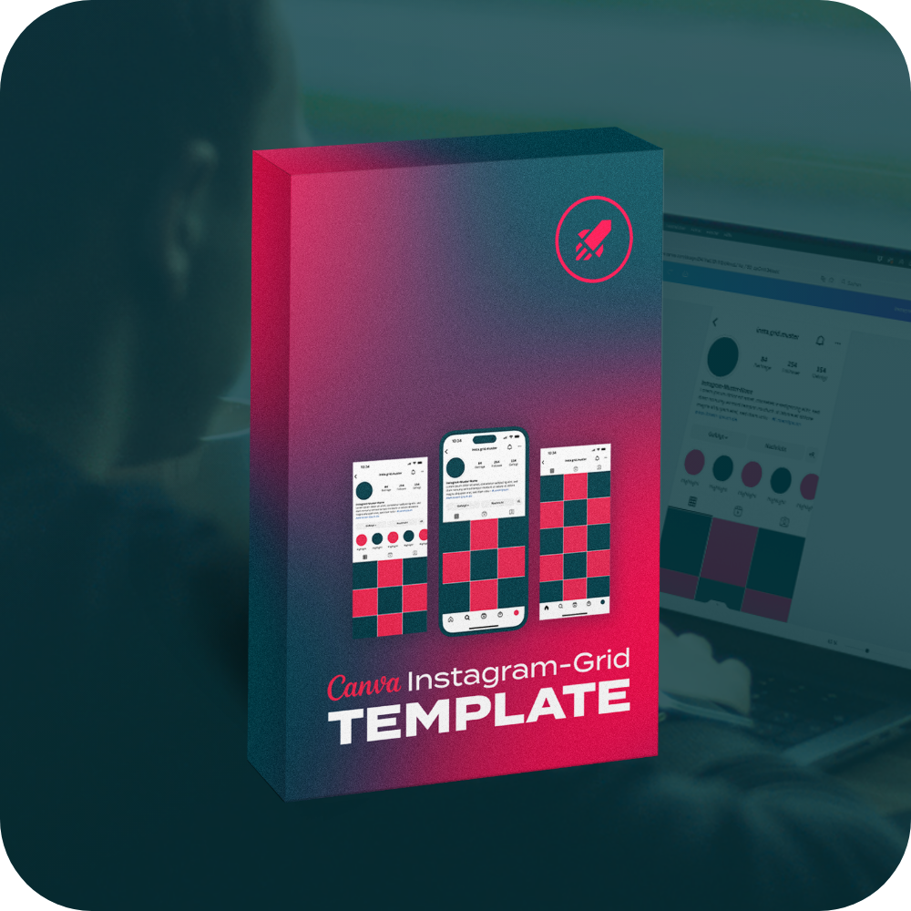 Instagram Grid Template für Canva – Der Social Media Shop